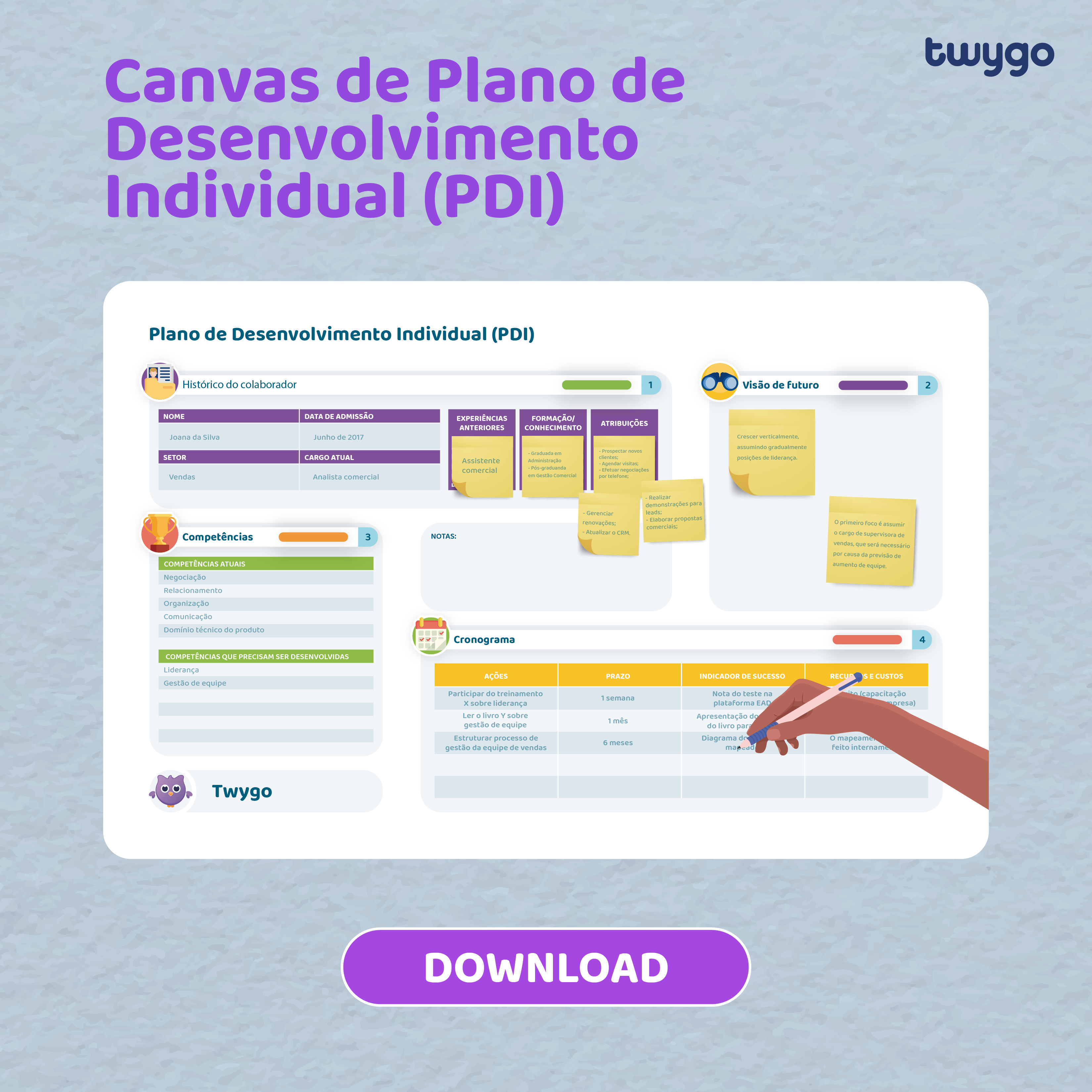 FERRAMENTA: Canva Plano de Desenvolvimento Individual (PDI)